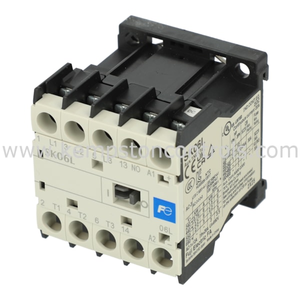 Fuji SK06L-E10 FUJI CONTACTOR 6A 24VDC WITH 1N/O AUX | Kempston Controls