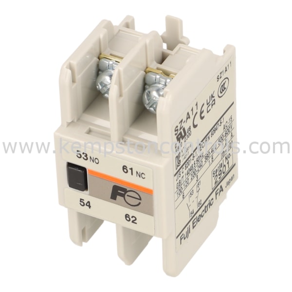 Fuji SZ-A11 FUJI AUX CONTACT BLOCK 1N/O +1N/C FOR SC03-SCN3 AND SH4-SH5 ...