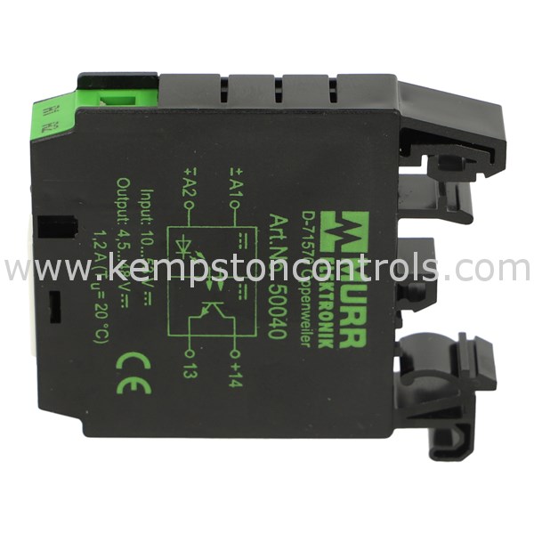 MURR 50040 MURR AMMS 10-44/1 OPTO-COUPLER MODULE IN: 53 VDC - OUT: 53 ...