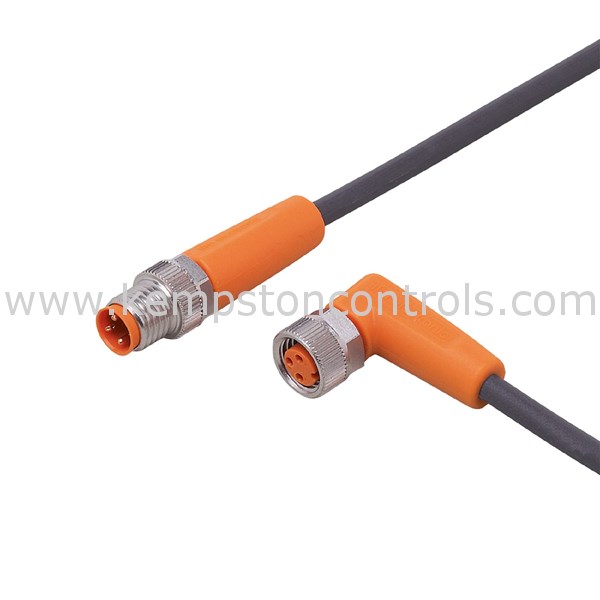 IFM EVC475 IFM CONNECTION CABLE, 2.5M PUR-CABLE, M8 CONNECTOR ...
