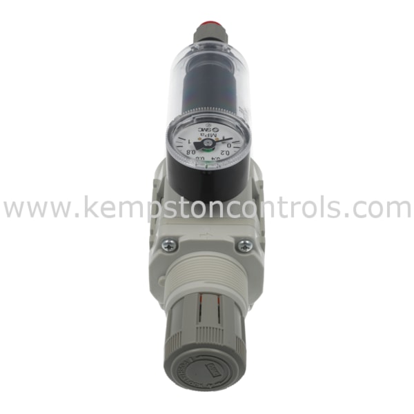 SMC AW30-N03BCG-R-D SMC FILTER REGULATOR, 30 BODY SIZE, 3/8 NPT, 0.05 ...