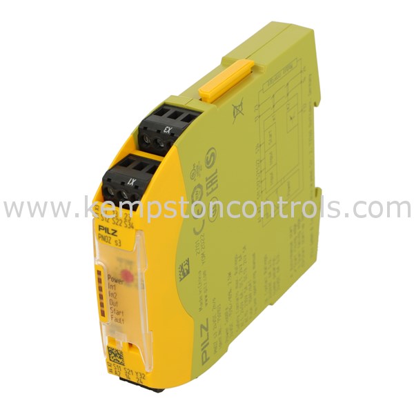 Pilz 750103 PILZ SAFETY RELAY, 1/2 CHANNEL WIRING, 2 NO, 24V DC, 17.5MM ...