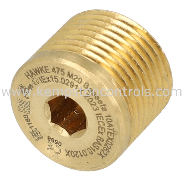 Hawke HBP47520A HAWKE 475 M20 BRASS TAMPERPROOF STOPPING PLUG ...