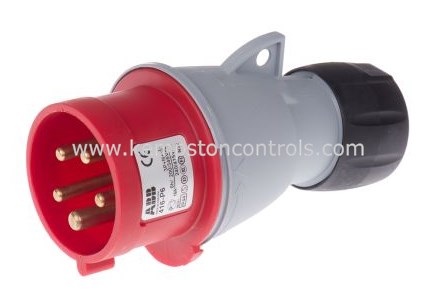 ABB 2CMA193511R1000 IP44 3PN+E STRAIGHT PLUG,16A 400V | Kempston Controls