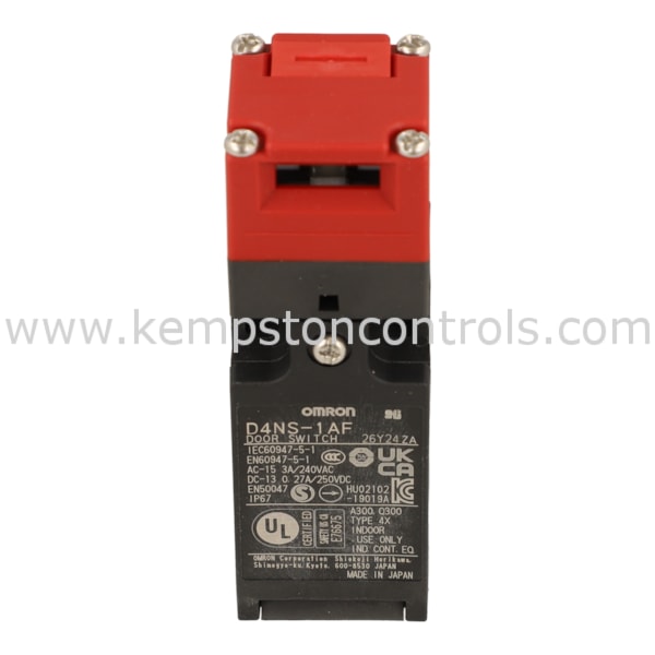 Omron D4NS-1AF OMRON SAFETY INTERLOCK SWITCH, 10A, 1NC/1NO, SINGLE PG ...