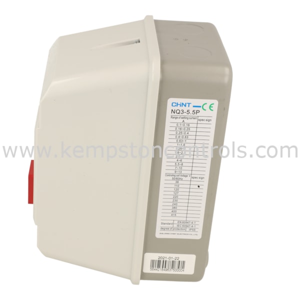 CHINT NQ3-5.5P-110V CHINT DOL STARTER, 5.5KW, 12A MAX. 110V, WITH METAL ...