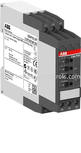 ABB 1SVR730794R3300 ABB CM-PVS.41S THREE-PHASE MONITORING RELAY, 2CO, 0,0.1-30S, L1-L2-L3=3X300 ...