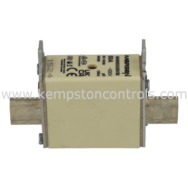 Mersen T212974 MERSON NH FUSE-LINK GG, 500VAC, SIZE 000, 50A DOUBLE ...