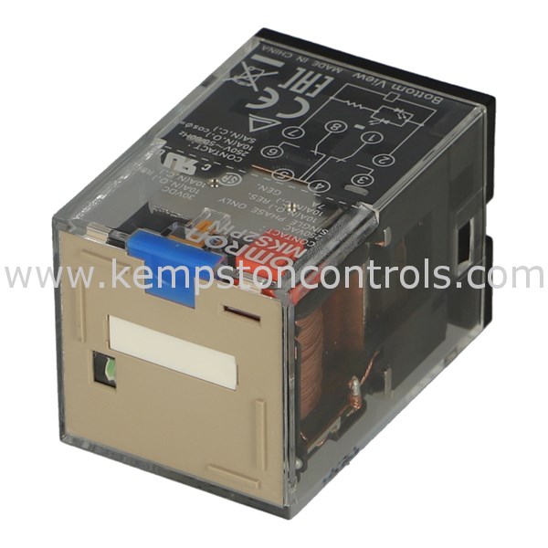 Omron MKS2PIN DC12 OMRON 8 PIN DPDT 10A RELAY 12VDC | Kempston Controls