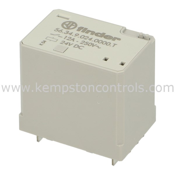 Finder 56.34.9.024.0000T FINDER MINIATURE POWER RELAY, CO (NPDT), 24V ...