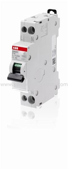 ABB 2CSR255050R1164 ABB DSN201C16AC30 1P+N C16 AC TYPE RCBO 30MA ...