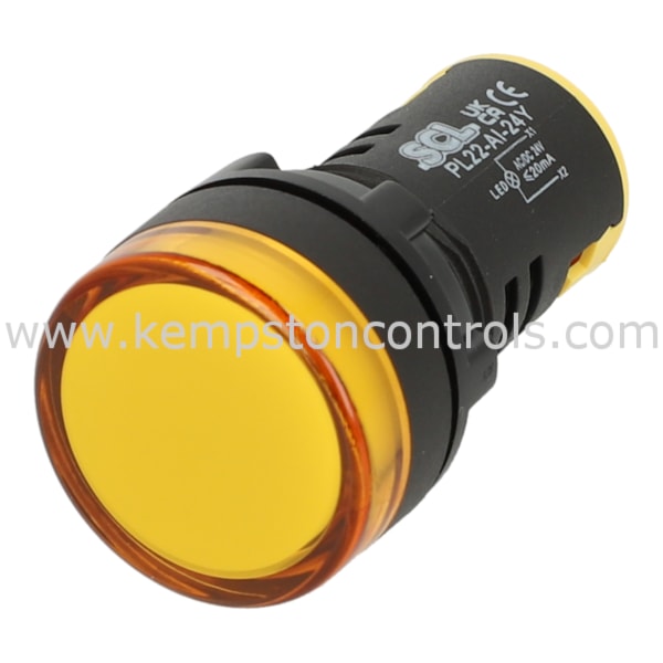 Panel Essentials PL22-AI-24Y PANEL ESSENTIALS LED INDICATOR, SCL 22MM ...