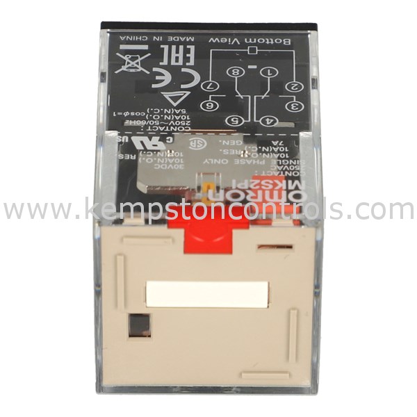Omron MKS2PI AC24 OMRON RELAY, PLUG-IN, 8-PIN, DPDT, 10 A, MECH ...