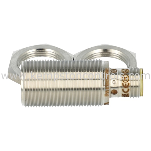 IFM IG520A IFM INDUCTIVE FULL METAL SENSOR, M18, 8MM RANGE, FLUSH, PNP, NO, IP67 | Kempston Controls