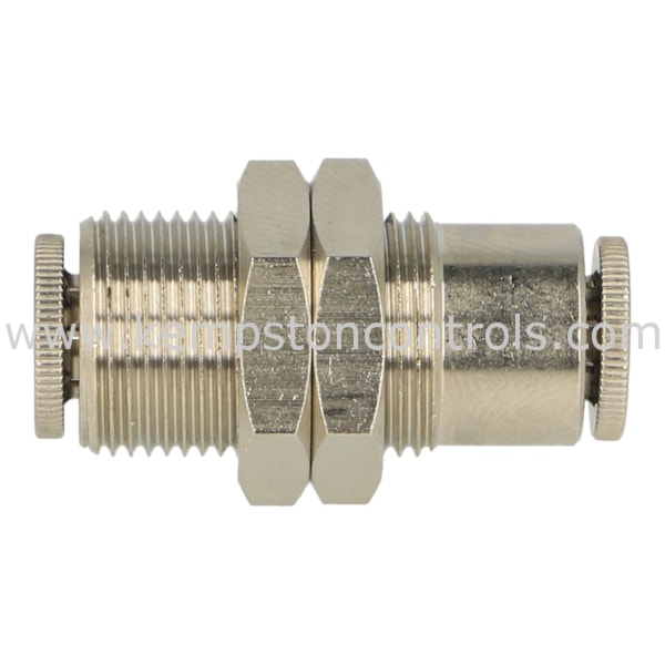 Camozzi 6590 6 CAMOZZI PUSH IN FITTING-BULKHEAD CONNECTOR-6MM TUBE ...