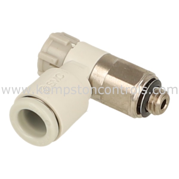 SMC AS1201F-M5-06A SMC M5 - 6MM BANJO FLOW CONTROL. BRASS | Kempston Controls