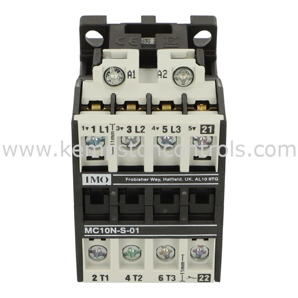 IMO MC10N-S-0124AC IMO CONTACTOR 3P 10A 24V AC | Kempston Controls