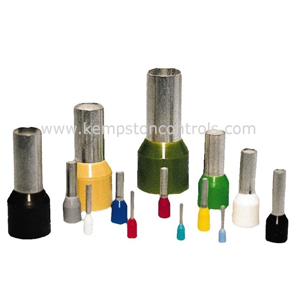 Weidmuller 463000000 WEIDMULLER WIRE END FERRULE, INSULATED, 10 MM, 8 ...