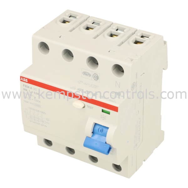 ABB 2CSF204101R3250 ABB F204A-25/0.3 RESIDUAL CURRENT CIRCUIT BREAKER ...