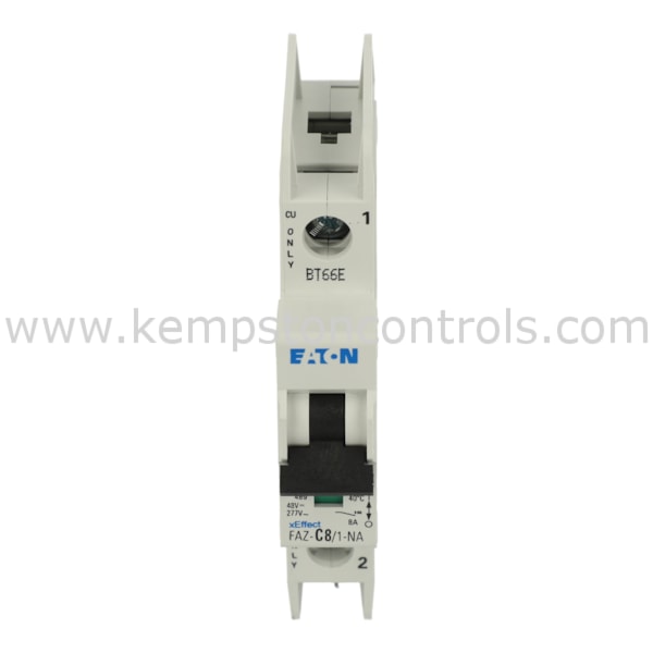 Eaton Moeller FAZ-C8/1-NA MOELLER MCB, 8A, C-TYPE, SP, UL489 | Kempston ...