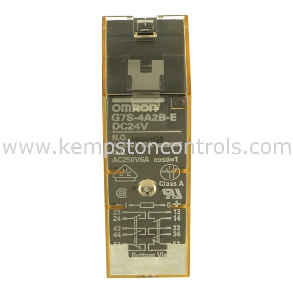 Omron G7S-4A2BE 24VDC OMRON SAFETY RELAY, PLUG-IN, 24VDC, 10A, 4PST-NO ...