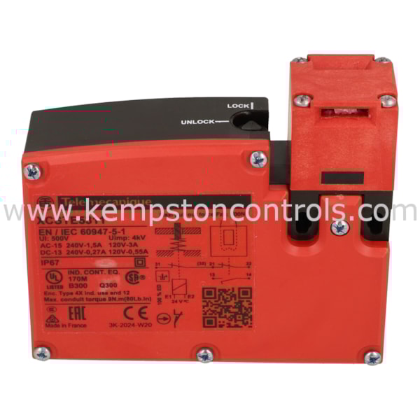 Telemecanique Sensors XCS-TE5311 TELEMECANIQUE SAFETY SWITCH, XCS ...