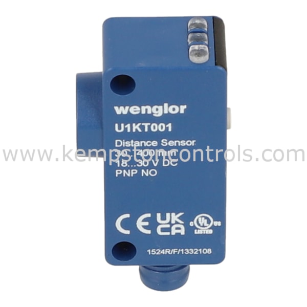 Wenglor U1KT001 WENGLOR REFLEX SENSOR, 30-400MM RANGE, 18-30VDC, 325KHZ ...