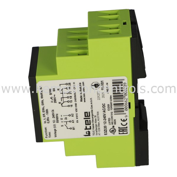 Tele E3ZI20 12-240V AC/DC TELECONTROL DUAL TIM RLAY, 2 TIME FLASHER ...