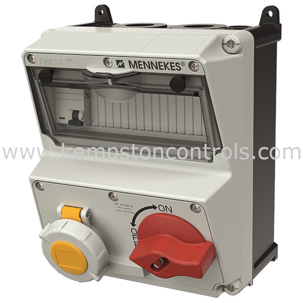 Mennekes 921380 MENNEKES YELLOW AMAXX DUO RCD INTERLOCKED IP67 16A 3P ...