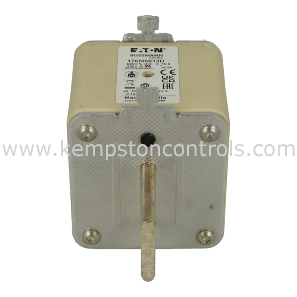 Bussmann 170M6813D BUSSMANN SQUARE BODIED FUSE, 900A, 690 VOLTS, TAG ...