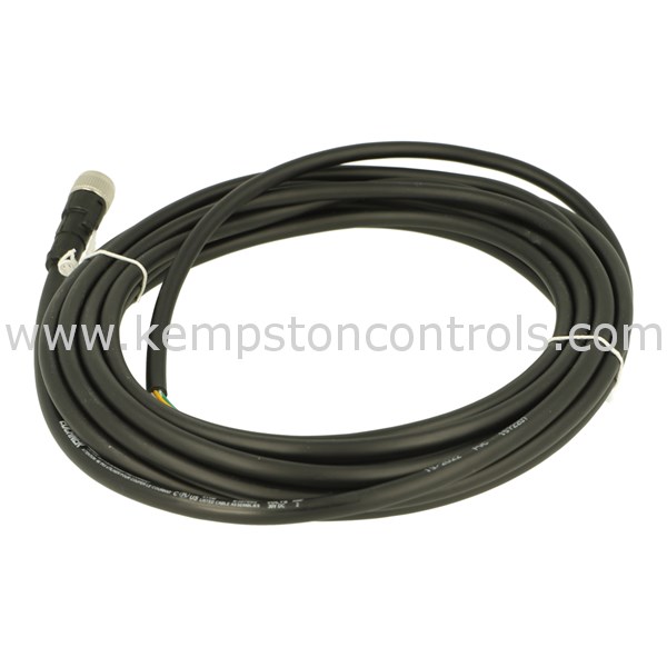 Euchner 100177 EUCHNER CONNECTING CABLE, PLUG CONNECTOR, 8 PIN, 5M, M12 ...
