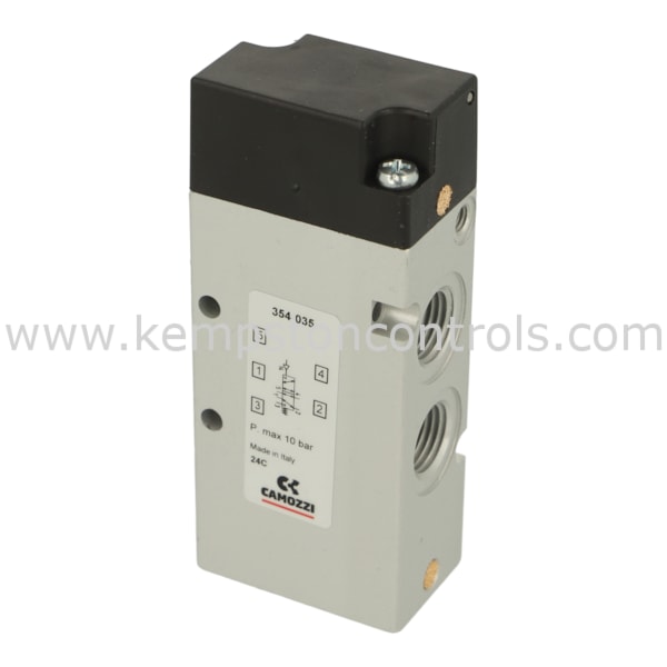 Camozzi 354-035 CAMOZZI PNEUMATIC VALVE-5/2-1/4 PORT-PILOT SPRING ...