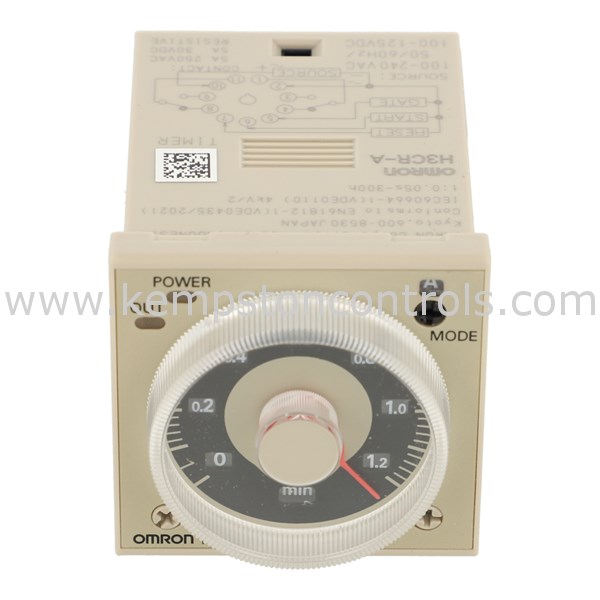 Omron H3CR-A 100-240VAC/100-125VDC OMRON TIMER, PLUG-IN, 11-PIN, DIN ...