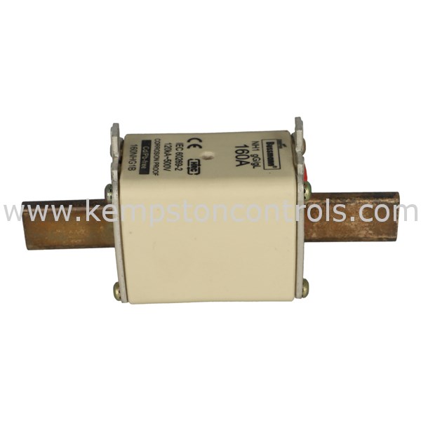 Bussmann 160NHG1B BUSMANN FUSE, NH FUSE, 160A, 500V, GL/GG SIZE 1 DUAL ...