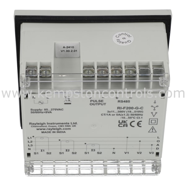 Rayleigh Instruments RI-F200-G-C RAYLEIGH DIN96 MULTI-FUNCTION POWER ...