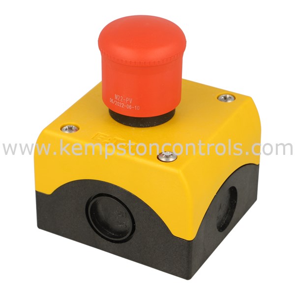 Eaton Moeller M22-PV/KC02/IY MOELLER SURFACE ASSY, E-STOP, LOCK-OFF | Kempston Controls