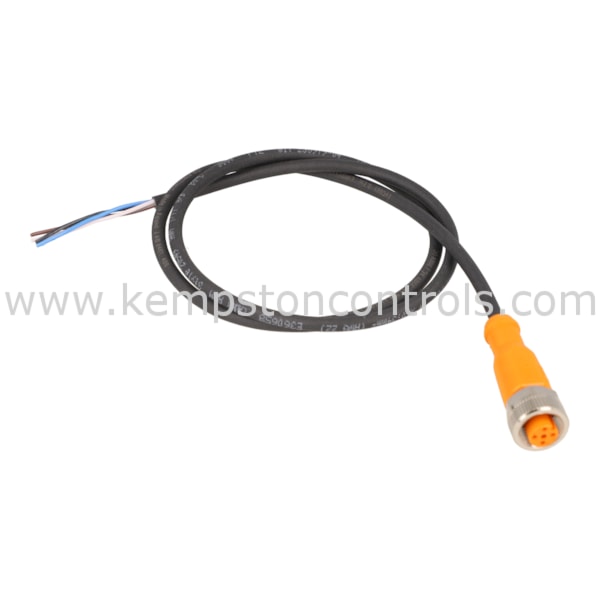 IFM EVC601 IFM CONNECTING CABLE WITH SOCKET, M12 STRAIGHT, 4A, 250VAC ...