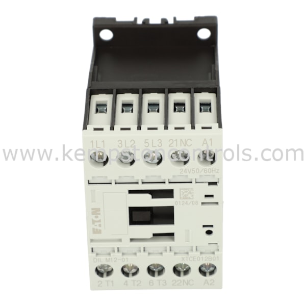 Eaton DILM12-01(24V50/60HZ) EATON CONTACTOR, 3 POLE, 380 V 400 V 5.5 KW ...