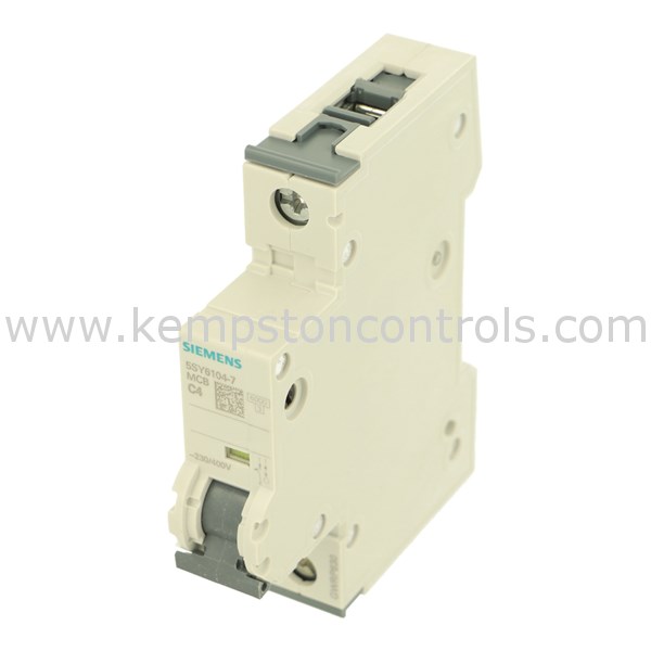 Siemens 5SY6104-7 SIEMENS MINIATURE CIRCUIT BREAKER, 230/400V, 6KA, 1 ...