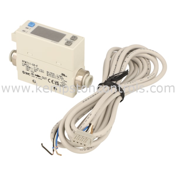 SMC PFM711-C6-F SMC PFM7, 2-COLOR DISPLAY, DIGITAL FLOW SWITCH, INTEGRATED DISPLAY | Kempston ...