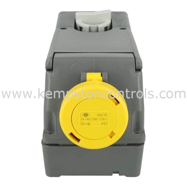 ILME TM1643IR ILME SWITCHED SOCKET 2 POLES + PE, 4 H (YELLOW), 16 A ...