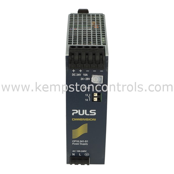 Puls CP10.241-S1 DIN RAIL POWER SUPPLY, 24VDC, 240W, 10A, FOR 1-PHASE ...
