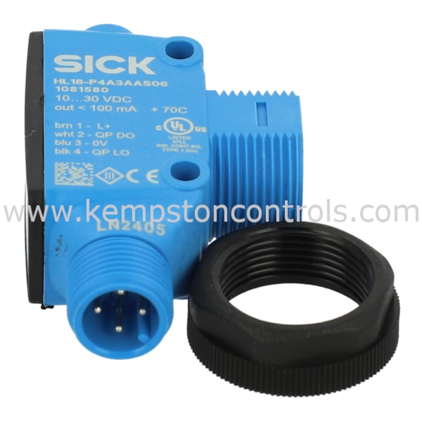 Sick HL18-P4A3AAS06 SICK PHOTOELECTRIC SENSOR, M18, 0.03-6.5M RANGE ...