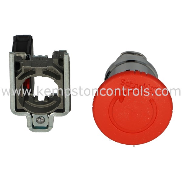 Schneider XB4BS8442 SCHNEIDER RED 40MM EMERGENCY STOP, SWITCHING OFF ...