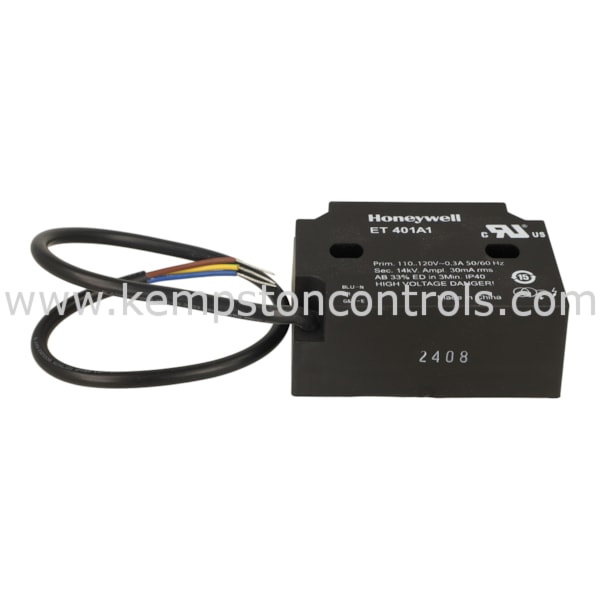 Honeywell ICT ET401A1/U HONEYWELL ICT IGNITION TRANSFORMER, 110V, UL ...