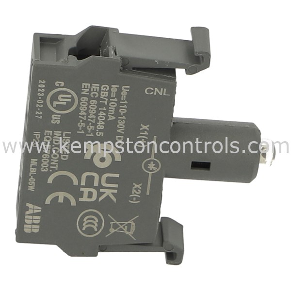 ABB 1SFA611621R1055 ABB LAMP BLOCK WITH LED WHITE 110-130VDC | Kempston ...