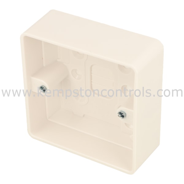 MK Electric K2140 WHI MK ELECTRIC 30MM SURFACE BOX FOR 1 GANG LOGIC ...
