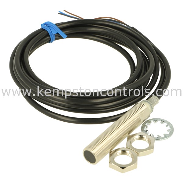 Omron E2E-X4B1TL12 2M OMRON INDUCTIVE SENSOR, M12, 4MM RANGE FLUSH, PNP NO, 2M CABLE, IO-LINK ...