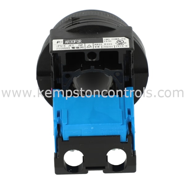 Fuji AR30F0R-10B FUJI PUSHBUTTON FLUSH ROUND HEAD 1NO AUX BLACK ...