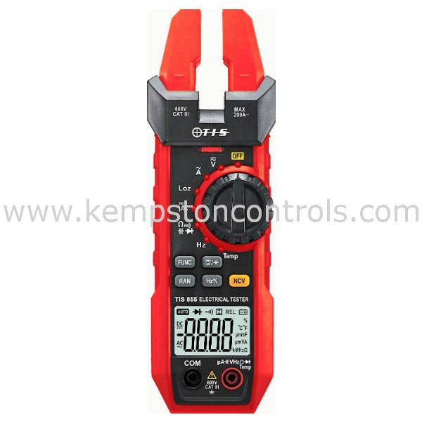 T.I.S. TIS 855 T.I.S. OPEN JAW CLAMP METER AND VOLTAGE AND CONTINUITY ...